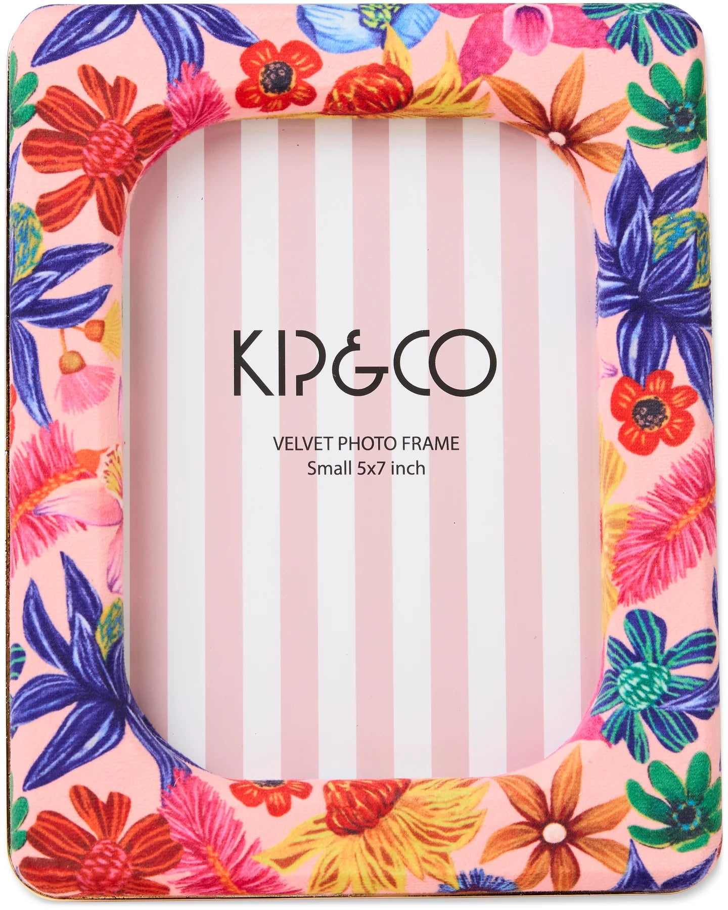 Kip & Co Wild Flowers In Bloom Oval Velvet Photo Frame – Ampersand