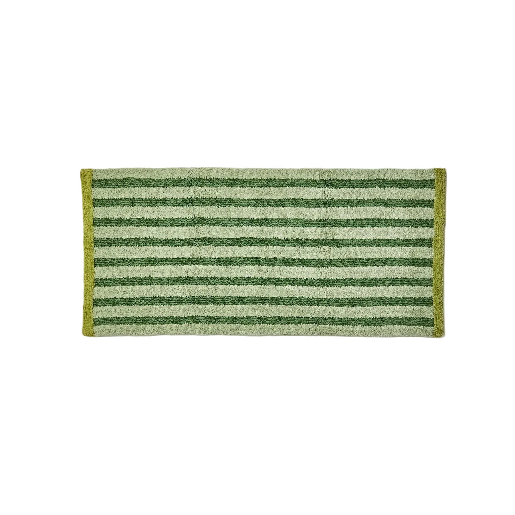 Bonnie & Neil Stripe Khaki Long Bath Mat – Ampersand