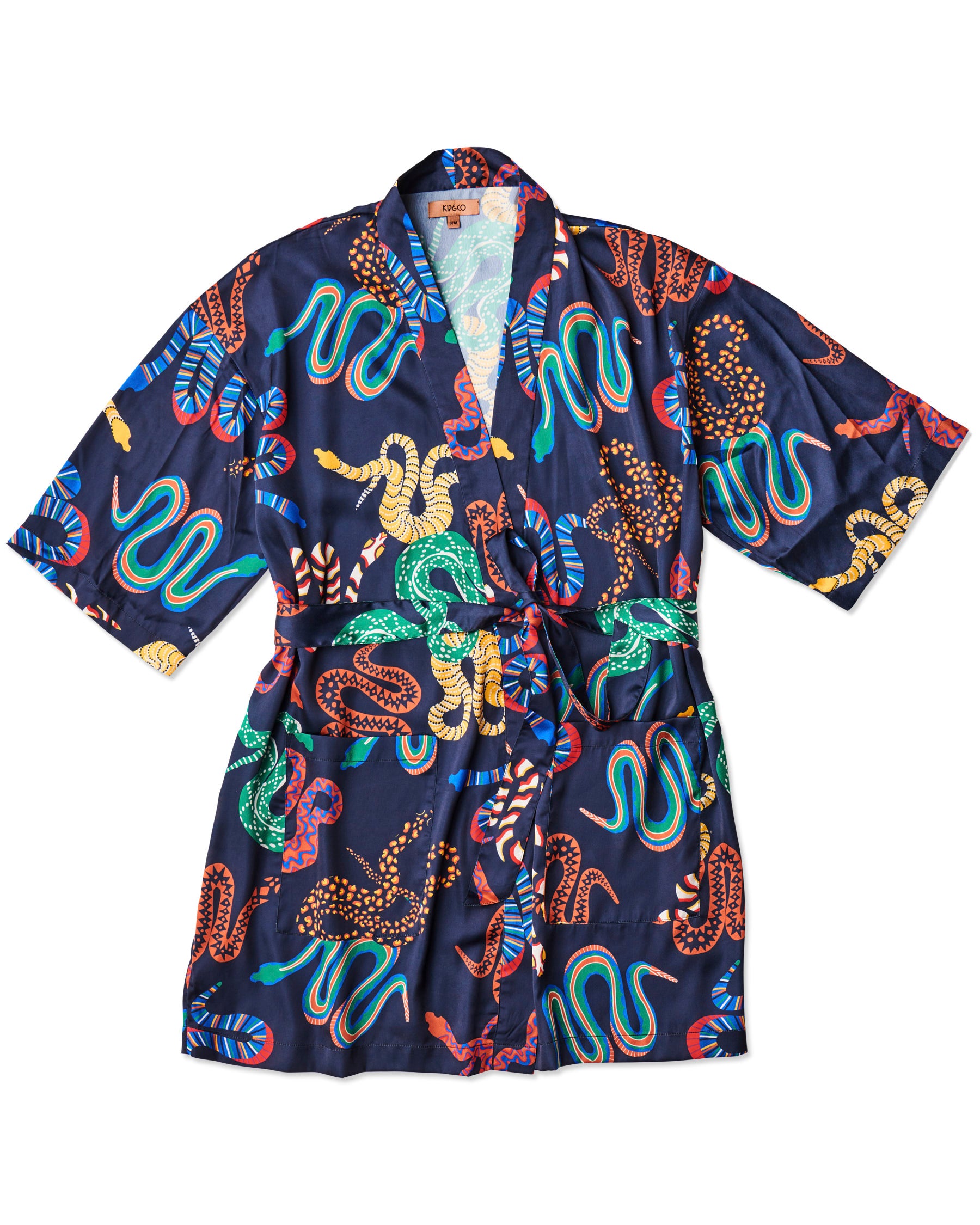 Kip & Co Snake Pit Satin Robe – Ampersand