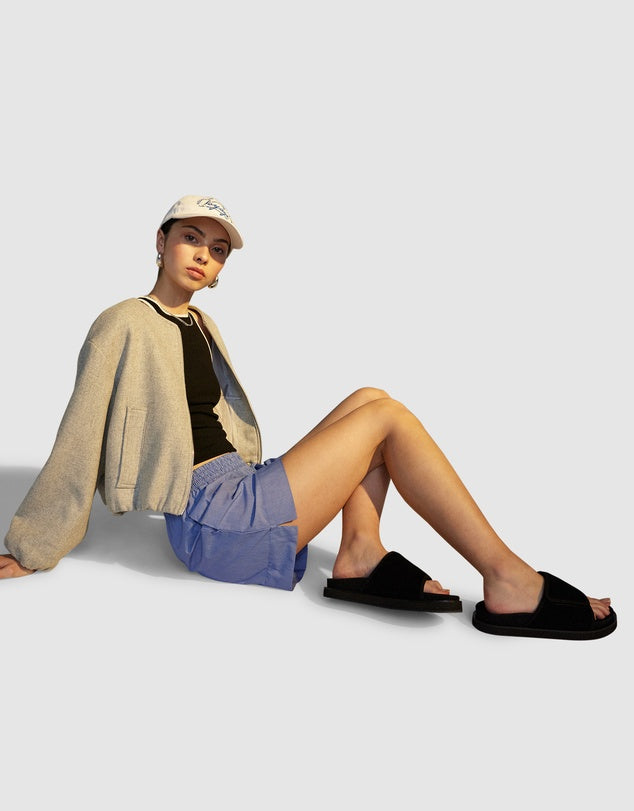 Rollie Rhodes Slide - Black – Ampersand